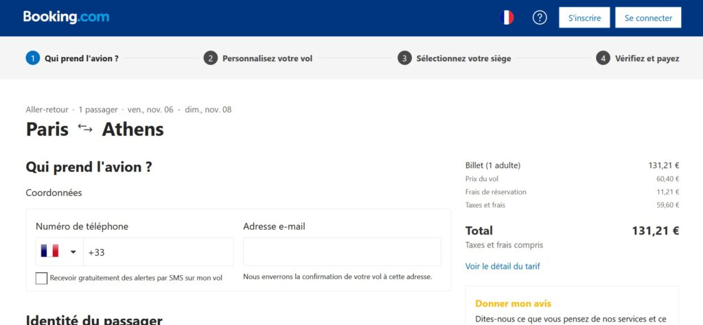 Booking.com ajoute la réservation directe de billets d’avion... ou presque